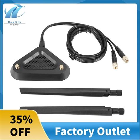 2 4g 5g Dual ความถี่สายเสาอากาศ Wifi Router การ์ดเครือข่ายไร้สาย 8db Sma เสาอากาศฐานดูดแม่เหล็ก