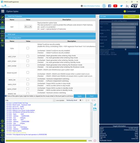 Trusted Firmware M V210 Bricked Nucleo L552ze Stmicroelectronics Community