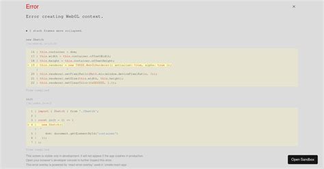 Glsl Sandbox Template Codesandbox