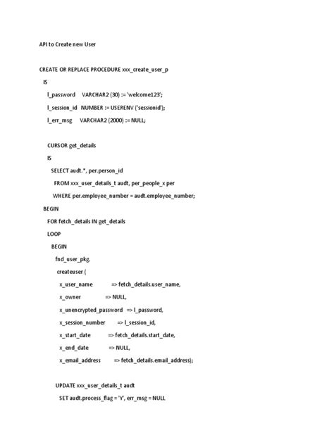 Api To Create New User In Ebs Pdf