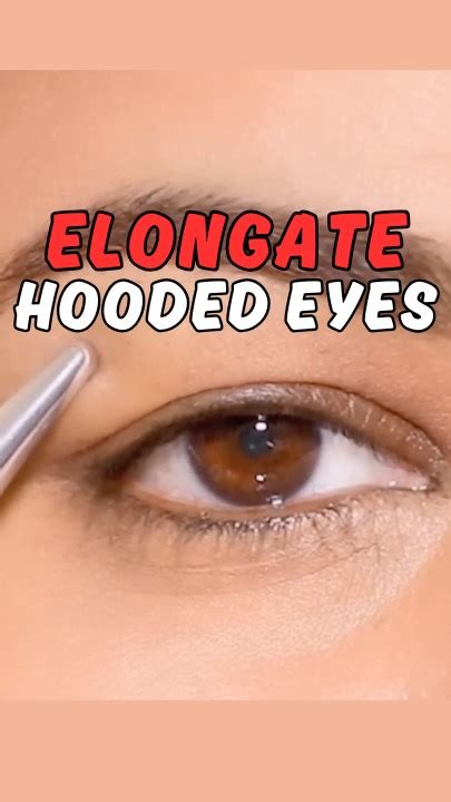 Simple Hooded Eye Makeup Diagram