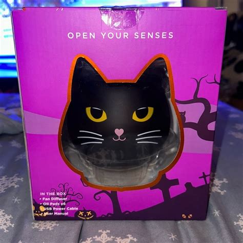 Mahli Holiday 224 New Mahli Halloween Black Cat Aroma Diffuser Htf Tiktok Viral Poshmark
