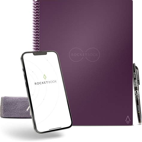 Buy Rocketbook Smart Reusable Notebook Lined Eco Friendly Notebook With 1 Pilot Frixion Pen