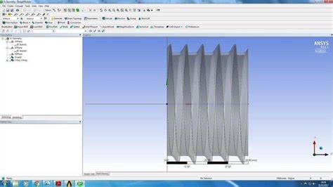 Generate Fluted Pipe Geometry In Ansys