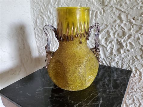 Welz Frit Vase With Iridized Lavender Collectors Weekly