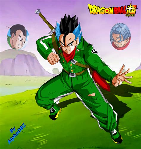 Trunkan Future Trunks Gohan Potara Fusion By Alphadbz On Deviantart