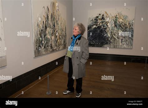 Artist Maggi Hambling With Some Of Her Work About To Be Displayed At