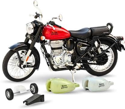 Ttots Royal Enfield Bullet Bike Metal Diecast Scale Model Classic