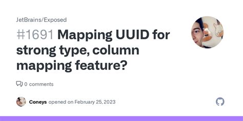 Mapping Uuid For Strong Type Column Mapping Feature · Issue 1691