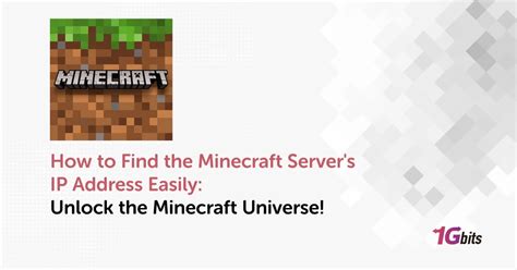 How To Find The Minecraft Servers Ip Address Easily Unlock The
