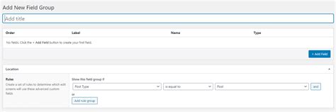 Recommended Plugin Advanced Custom Fields Mr WPress