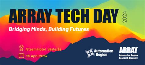 array tech day fully booked automation region