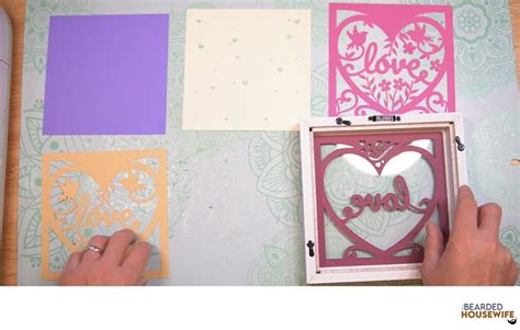 How To Make Love Shadow Boxes The Bearded Housewife