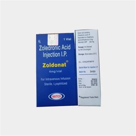 Zoldonat Zoledronate Injection Natco Pharma Ltd At Rs 2980vial In Nagpur