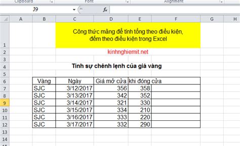 Cách Sử Dụng Công Thức Mảng Array Formulas Trong Excel