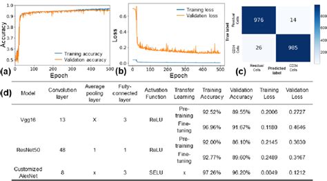 Performance Of Customized Alexnet Model A Training And Validation Download Scientific
