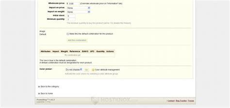 Hostknox Prestashop 14 Product Combinations And Features Tutorial