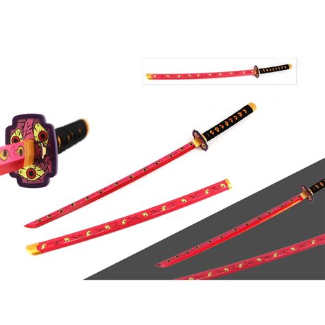 Demon Slayer Kokushibo Sword Led Light Up Sword Cosplay Prop Replica