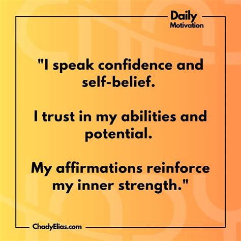 How Affirmations Boost My Confidence And Self Belief Chady Elias M F A Posted On The Topic
