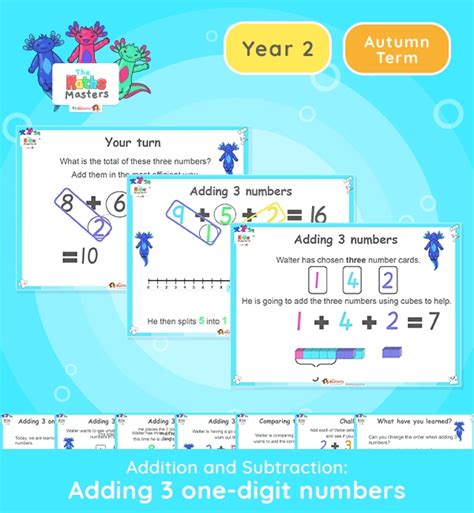 Year Adding One Digit Numbers Lesson Presentation Year Addition And Subtraction Resources
