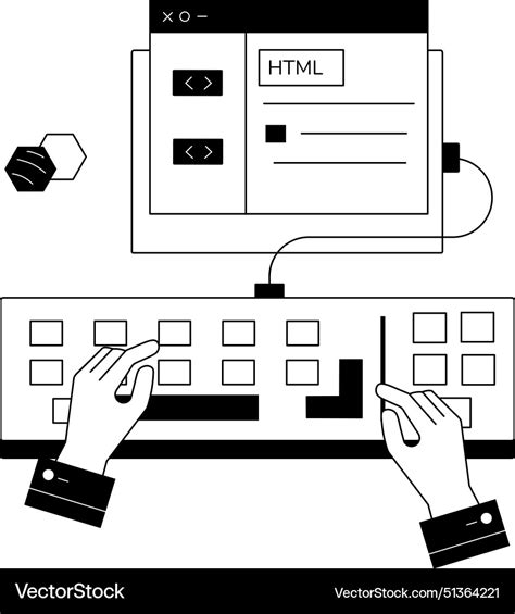 Html Coding Royalty Free Vector Image VectorStock