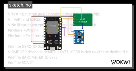 Esp32 Gy 63 Custom Chip Copy Wokwi Esp32 Stm32 Arduino Simulator