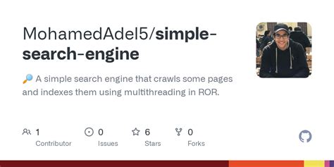 Github Mohamedadel5simple Search Engine 🔎 A Simple Search Engine That Crawls Some Pages And