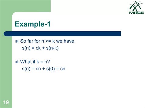 8 Daa Lecture 8 Recurrences And Iteration Methodpdf