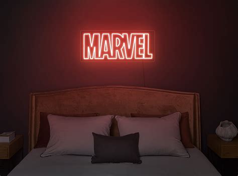 Marvel Neon Sign Marvel Light Sign Marvel Led Sign Marvel Etsy