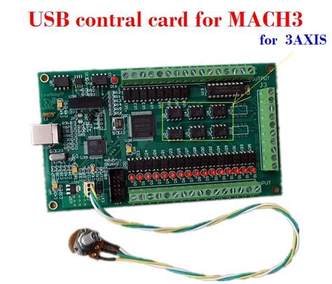 2021 CNC 3 Axis MACH3 USB Smooth Stepper Breakout Board Motion Controller Card Module For