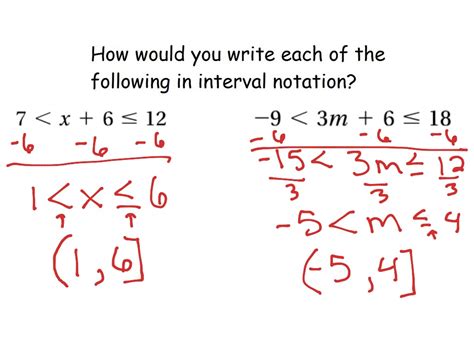 ️compound Inequalities Interval Notation Worksheet Free Download