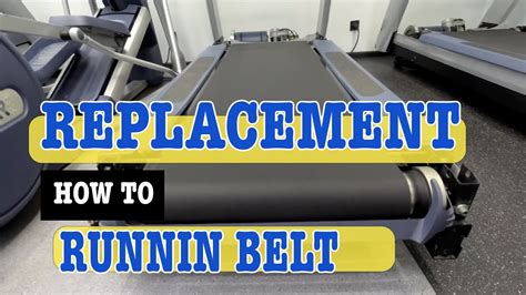 How To Replace A Treadmill Walking Belt Fix4gym Youtube