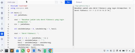 Contoh Program Deret Angka C Paling Mudah Fix Coding
