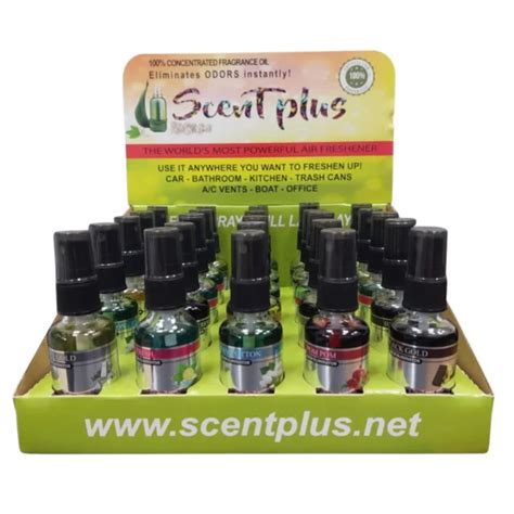 Scent Plus Air Freshener Display Case With 12 Assorted Fragrance
