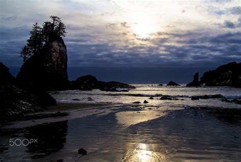 Lapushatsunset Seastacksonthecoastofnorthwestwashington