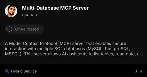 Multi Database Mcp Server Mcp Servers · Lobehub