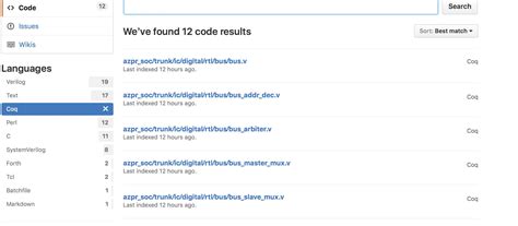 关于verilog和coq · Issue 1 · C L Gmyopensourceazprsoc · Github