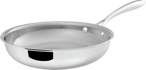 10 Inch Stainless Steel Skillet 5 Ply Stainless Steel Fry Pan For