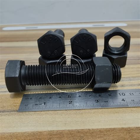 Jual Baut Mur Baja M22x100 Kunci 32 Full Drat Panjang 10cm 10 Cm Baud M22 X 100 Grade 88 Htb