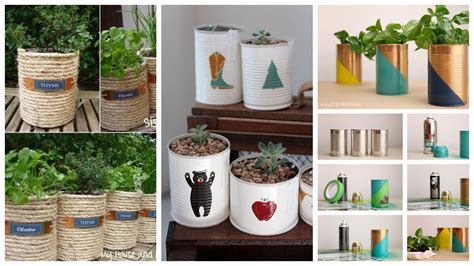 Горщики для вазонів та розсади з консервних банок 20 ідей Ідеї декору