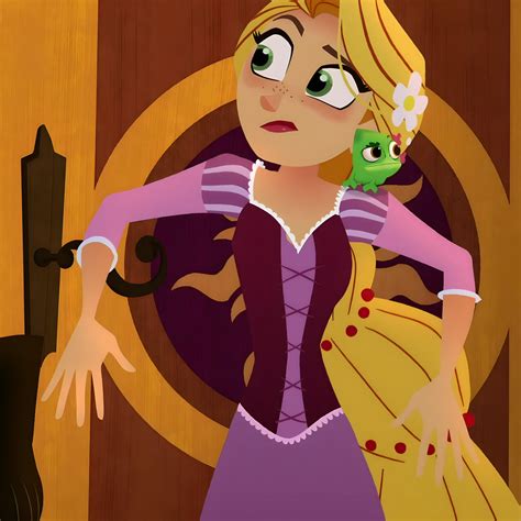 Rapunzel And Pascal By Pokearceus On Deviantart