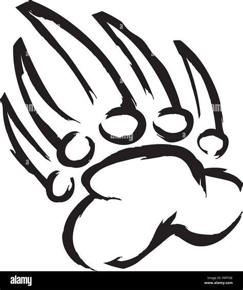 Bear Claw Vector At Edward Silva Blog