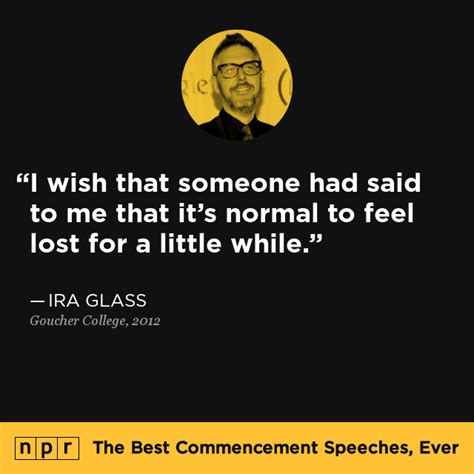Ira Glass At Goucher College 2012 The Best Commencement Speeches