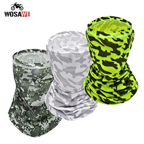 Wosawe 오토바이 반 마스크 위장 통기성 땀 여름 두건 거리 Balaclava 모토로드 자전거 반 마스크 스카프 Aliexpress