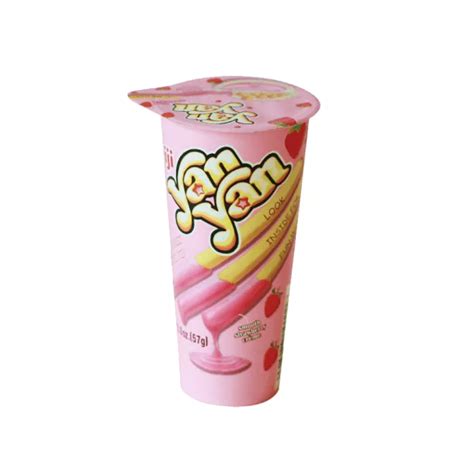 Meiji Yan Yan Strawberry Shop All Yan Yan Dip Biscuit Sticks Snack