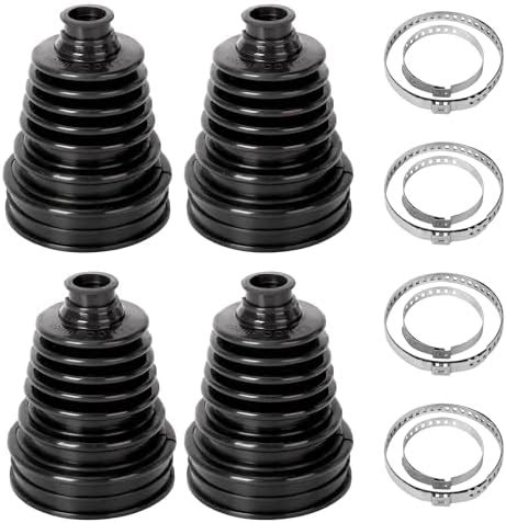 Aleawol 4 Pcs Cv Boot Kit Silicone Universal Stretch Cv Boot Kit With