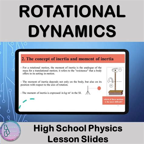 Rotational Dynamics PowerPoint Lesson Slides High Babe Physics Made By Teachers