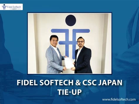 Fidel Softech Limited On Linkedin Bilingual Japanese Japan Mou Itnews Tieup