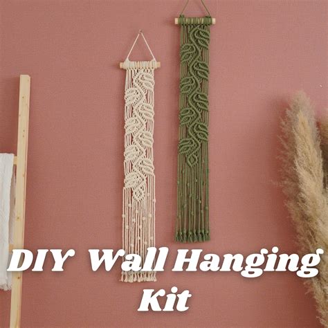 Diy Macrame Kit Unique Decor Diy Macrame Do It Yourself Kits Neutral Wall Art T For