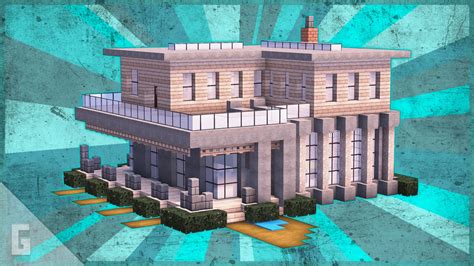 Modern Stone House Minecraft